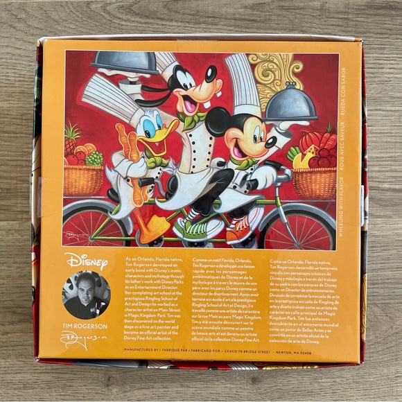 Disney | Games | Wheeling With Flavor Disney Puzzle Mickey Donald Goofy ...